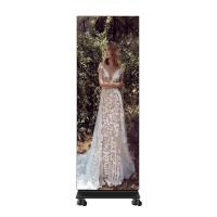 China P0.9 LED Poster Display Die-casting AL Foldable 610×2143.4mm With Front Service for sale