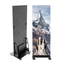 China P0.7 LED Poster Display Multi Posters Splicing 1×5 For Events and performances for sale