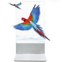 China P6 Adhesive Transparent LED Display Paper-thin For Storefront Glass Window for sale