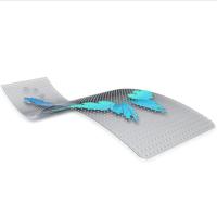 China P8 Adhesive Transparent LED Display 3mm Thickness 80% Transparency 3.5kg Per Panel for sale