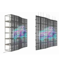 China P3.9 Holographic Transparent LED Display 85% Transparency Only 6mm Thickness for sale