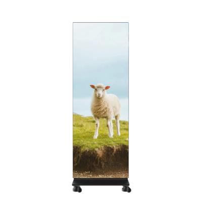 China P1.25 LED Poster Display Flip-COB(common cathode) Cabinet 1x5 For Showing for sale