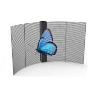 China P7.8-7.8 Indoor Curved Transparent Front Service Window Screen for Brand Store for sale