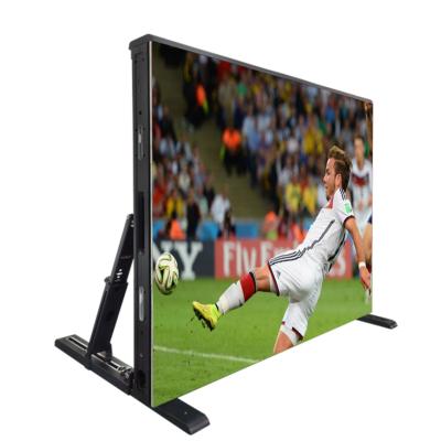 China P8 Sports Perimeter LED Display 960x960mm Aluminum Cabinet with 6500 Nits Brightness and IP65 Rating for sale