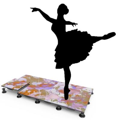 China P2.6 Interactive LED Dance Floor Display COD Die-casting AL 500x500mm 14.5kg for sale