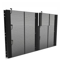 China P50 Outdoor Transparent LED Display with 3500nits Brightness and 80% Transparency for sale