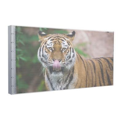 China P8 Adhesive Transparent LED Display 1000*240mm 80% High Transparency UV Resistance for sale