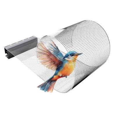 China P8 Adhesive Transparent LED Display 3mm Thickness 80% Transparency 3.5kg Per Panel for sale
