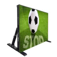 China P6.67 Sport Perimeter LED Display Aluminum Profile 6500 nits 960×960mm Cabinet for Stadium Events for sale
