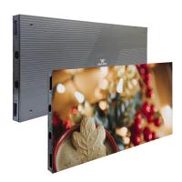 China P0.7 COB Small Pixel Pitch LED Display Cabinet 600*337.5mm For Exhibition Hall for sale