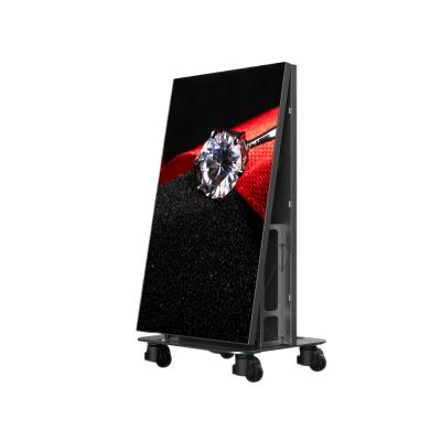 China P1.56 COB Fine Pitch Foldable LED Poster Display 600x2025mm Front Service for sale