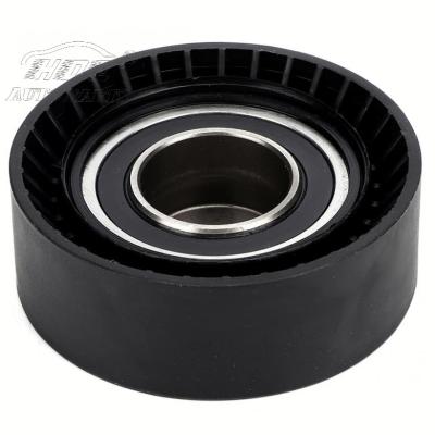China 11281726343 11281748131 Engine Parts Idler Pulley for bmw E53 E66 Fan Belt Tensioner Pulley for sale