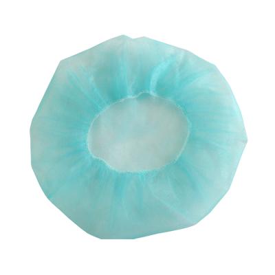 China Breathable Lab Disposable Surgical Non Woven Nonwoven Buffy Head Cap for sale