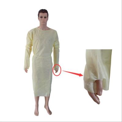 China Factory wholesale polypropylene isolation garments/surgical gown with price for sale