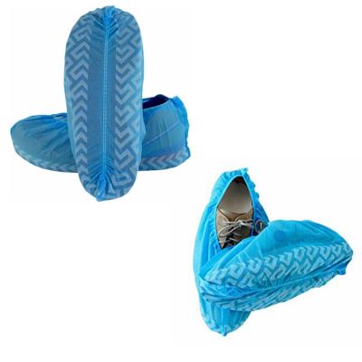 China Personal Care Disposable Nonwoven PP Anti Slip Shoe Cover Rain Proof Shoe Covers for sale