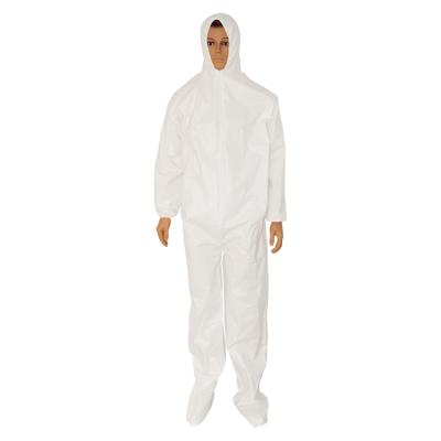 China 50gsm Dustproof Coverall Microporous Material Coverall Taped Seams Disposable Nonwoven Coveralls Professional Production for sale