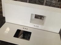 China Artificial Quartz Bathroom Vanity Tops Eco Friendly Reliable Material for sale