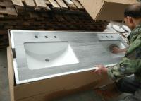 China Kitchen / Bathroom Marble Stone Countertops 96′′ X 26′′ / Custom Size for sale