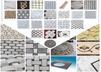 China Polished Surface Marble Mosaic Tile 305mm * 305mm * 10mm / Customed Size for sale