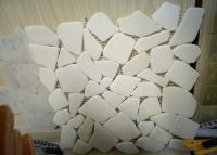 China Polished Surface Marble Mosaic Tile 305mm * 305mm * 10mm / Customed Size for sale