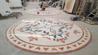 China Hall Decorative Natural Stone Floor Medallions Nice Water Jet Pattern for sale