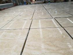 China Beige Oman Natural marble tile slab for hospitality renovation for sale