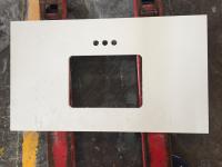 China Pure White Solid Stone Countertops For Kitchen Cabinet Quartz Material for sale