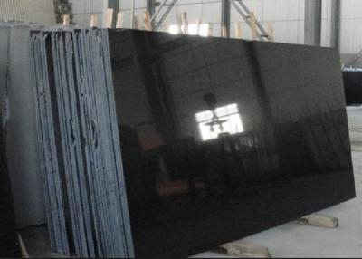 China Absolute Black Granite Shanxi Black Granite pure black granite slabs for wall flooring tiles for sale