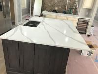 China Popular Quartz Stone Countertops With Veins 400 Kinds Colors Optional for sale