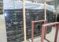 China Sliver silver Dragon Black with White Vein polished black and white stone marble slabs tiles for sale