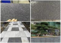 China New G684 Fuding Black Pearl Black Diamond Basalt Split Polished Flamed Granite stone tiles slabs for sale
