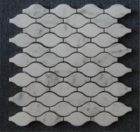 China Popular Marble Mosaic Floor Tile , Hotel Marble Mosaic Bathroom Floor Tile for sale