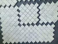 China Lantern White Marble Mosaic Tile Suit Indoor Wall Decoration 305 X 305mm Size for sale