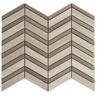 China Grey Marble Mosaic Tile Modern Design Pattern / Various Color Optional for sale