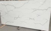 China Quartz Solid Surface Stone White Kitchen Countertops for sale
