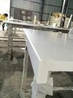 China Caesar 4600 Solid Stone Kitchen Worktops , Quartz Solid White Countertops for sale
