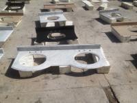 China Modern Marble Vanity Tops , White / Beige Yellow Marble Bathroom Countertops for sale