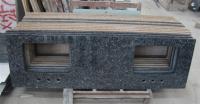 China Blue Pearl Solid Granite Worktops Apartment / Hotel Renovation Suit for sale