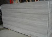 China China Perlino Bian Guizhou White Serpeggiante Wood Line Wooden Vein Silver Beige Dark Grey White Marble stone slab tiles for sale