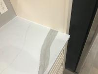 China Restaurant Quartz Bathroom Vanity Tops High Purity Acid Washed Quartz for sale