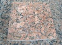 China Nature Granite Stone Tiles Polished Finishing Solid Surface Red Color for sale