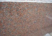 China Nature Granite Stone Tiles Polished Finishing Solid Surface Red Color for sale