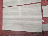 China White grey wooden grain natural marble tile and slab for sale