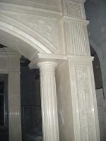 China Aran white beige marble natural marble tile and slab for sale