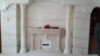 China Onyx wooden white marble natural marble tile and slab for sale