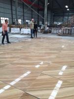 China Golden yellow wooden grain marble natural marble tile and slab for sale
