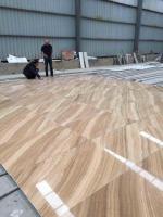 China Golden yellow wooden grain marble natural marble tile and slab for sale