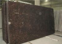 China Tan Brown English Brown polished coffee brown exterior wall cladding Granite stone tiles slabs for sale