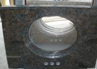 China Tan Brown English Brown polished coffee brown exterior wall cladding Granite stone tiles slabs for sale