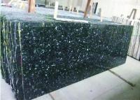 China Natural Emerald Pearl Polished Azul granito Blue green Granite 12X12 stone tiles slabs for sale
